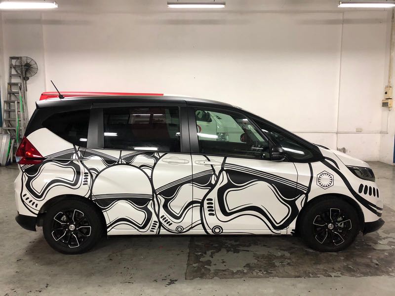 Animation Sticker Decal, Racing Track Car Stickers, Team Decal Logo ...