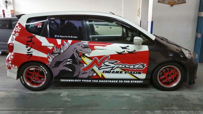 Animation Sticker Decal, Racing Track Car Stickers, Team Decal Logo ...