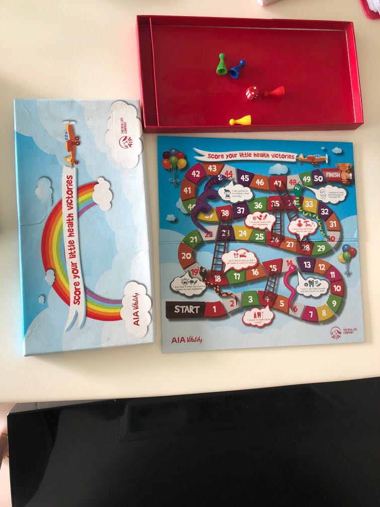 AIA Snake & Ladder Game, Hobbies & Toys, Toys & Games on Carousell