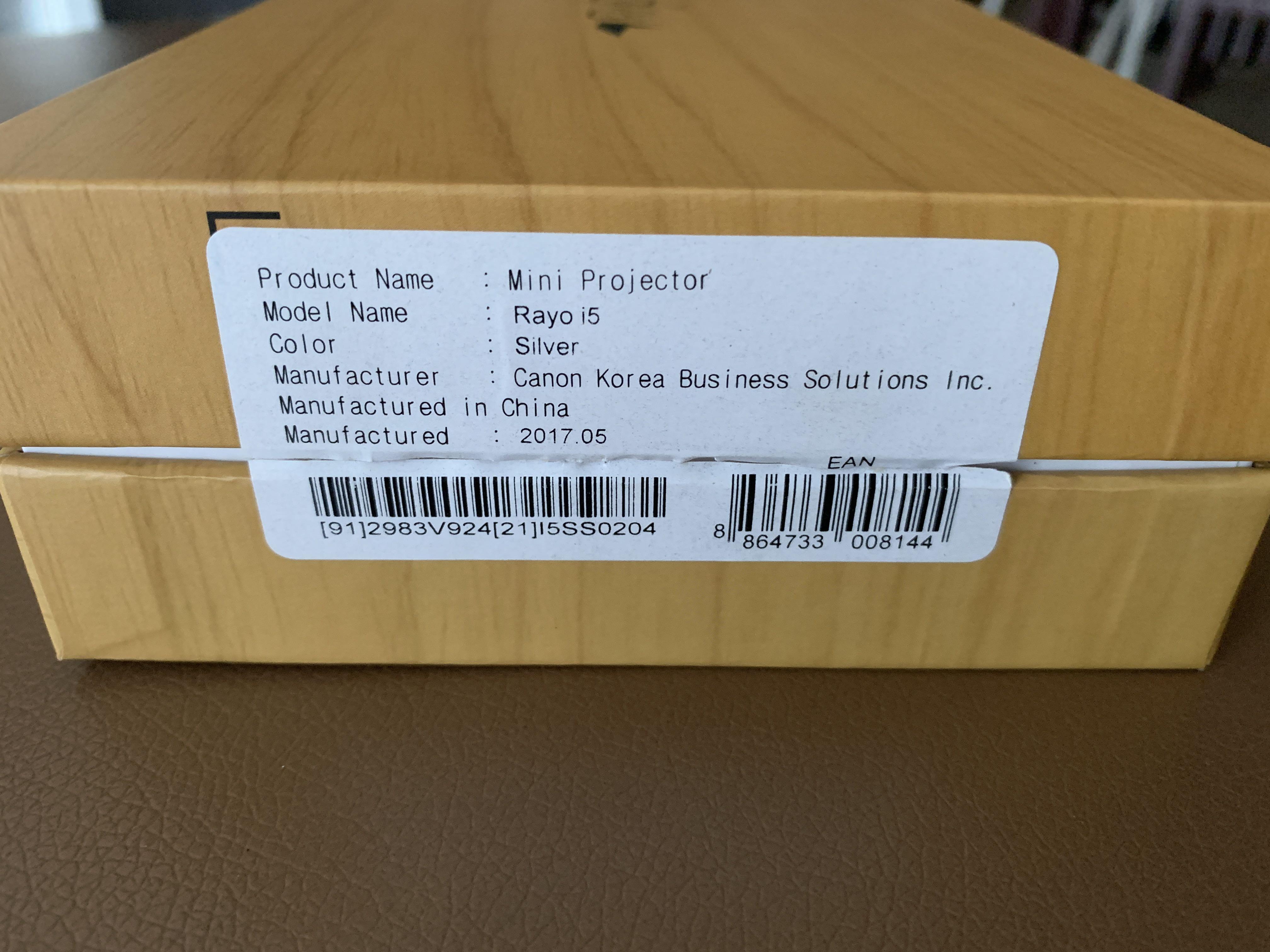 Canon Rayo i5 mini projector, Electronics, Others on Carousell
