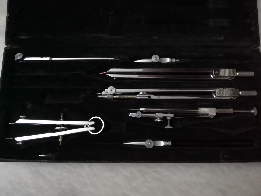 Cartographers tool set /map making set, Everything Else on Carousell