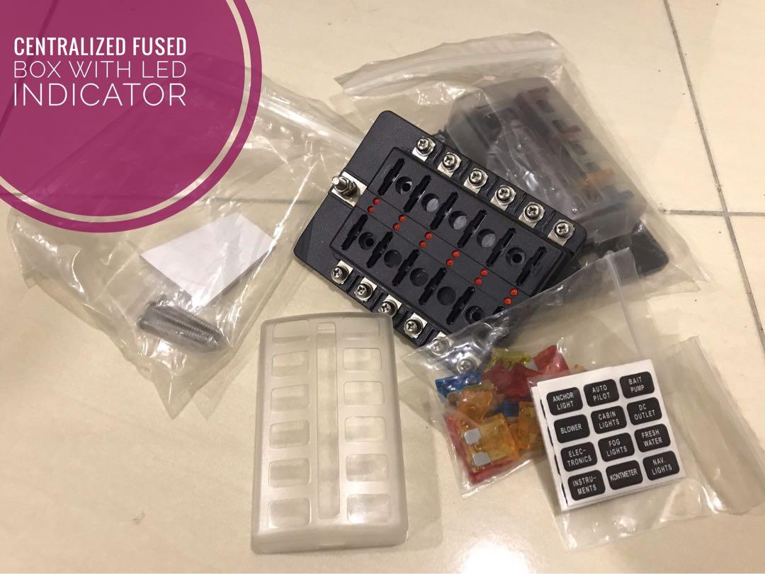 CENTRAL FUSE BOX LED INDICATOR, Auto Accessories on Carousell