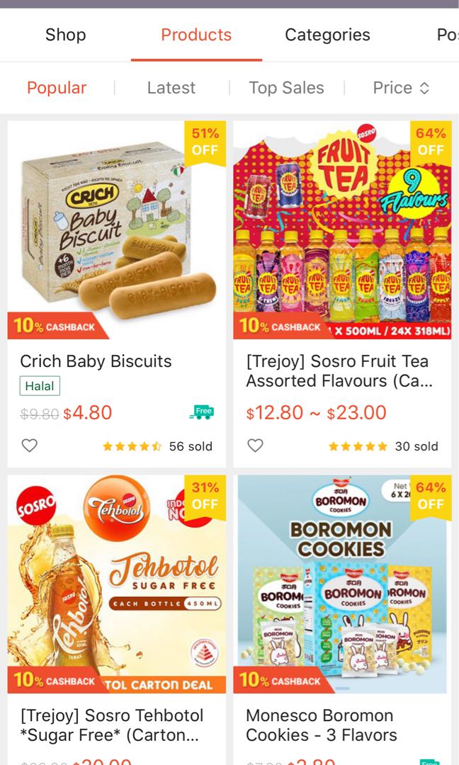 Crich Baby Biscuit, Food & Drinks, Packaged & Instant Food on Carousell