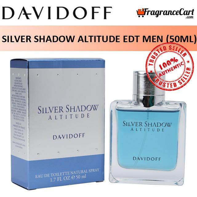 Davidoff Silver Shadow Altitude EDT for Men (50ml) Eau de Toilette ...