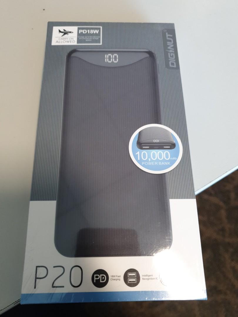Diginut P20 powerbank 10000mAh, Mobile Phones & Gadgets, Mobile ...
