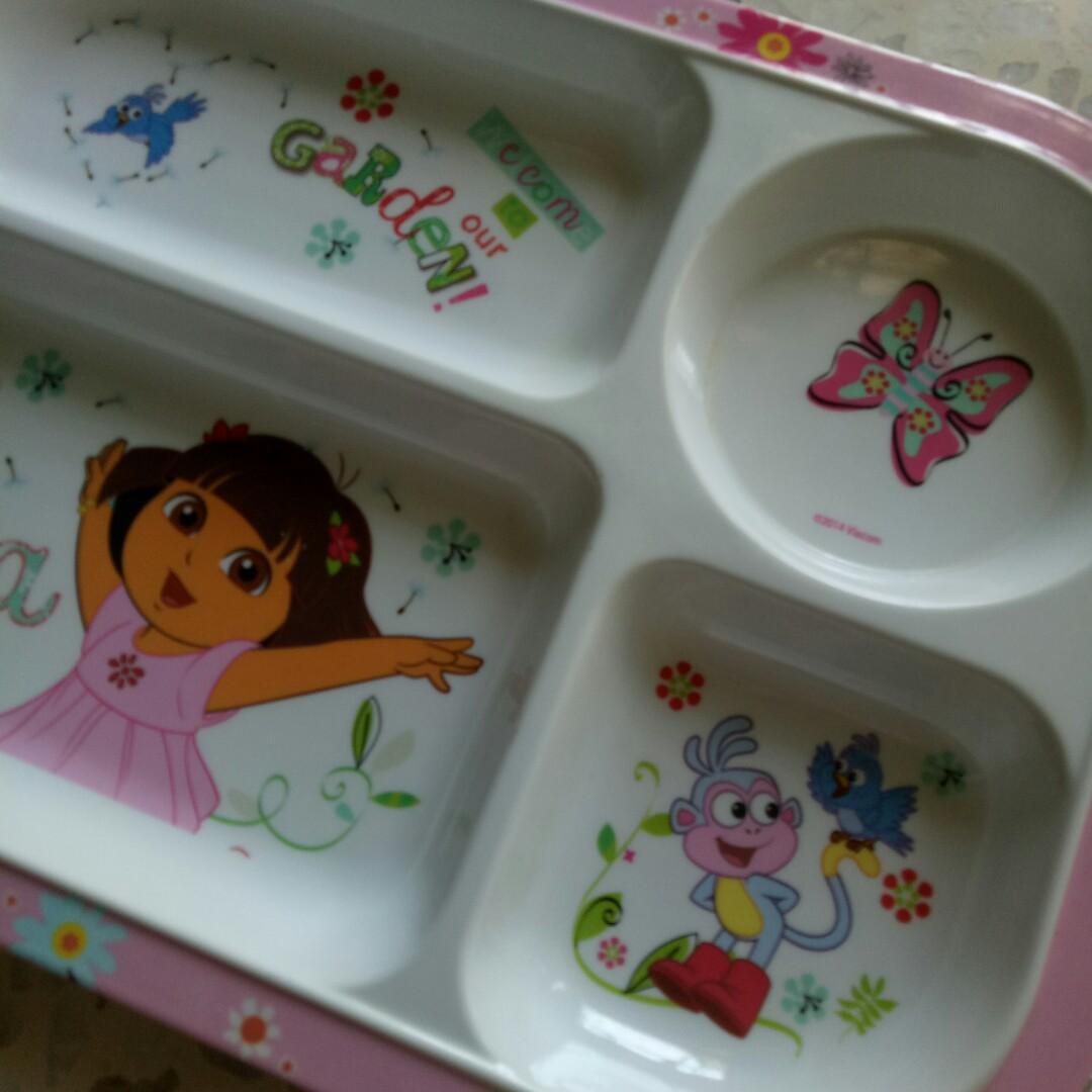 Dora Kids Plate, Babies & Kids, Nursing & Feeding, Weaning & Toddler ...