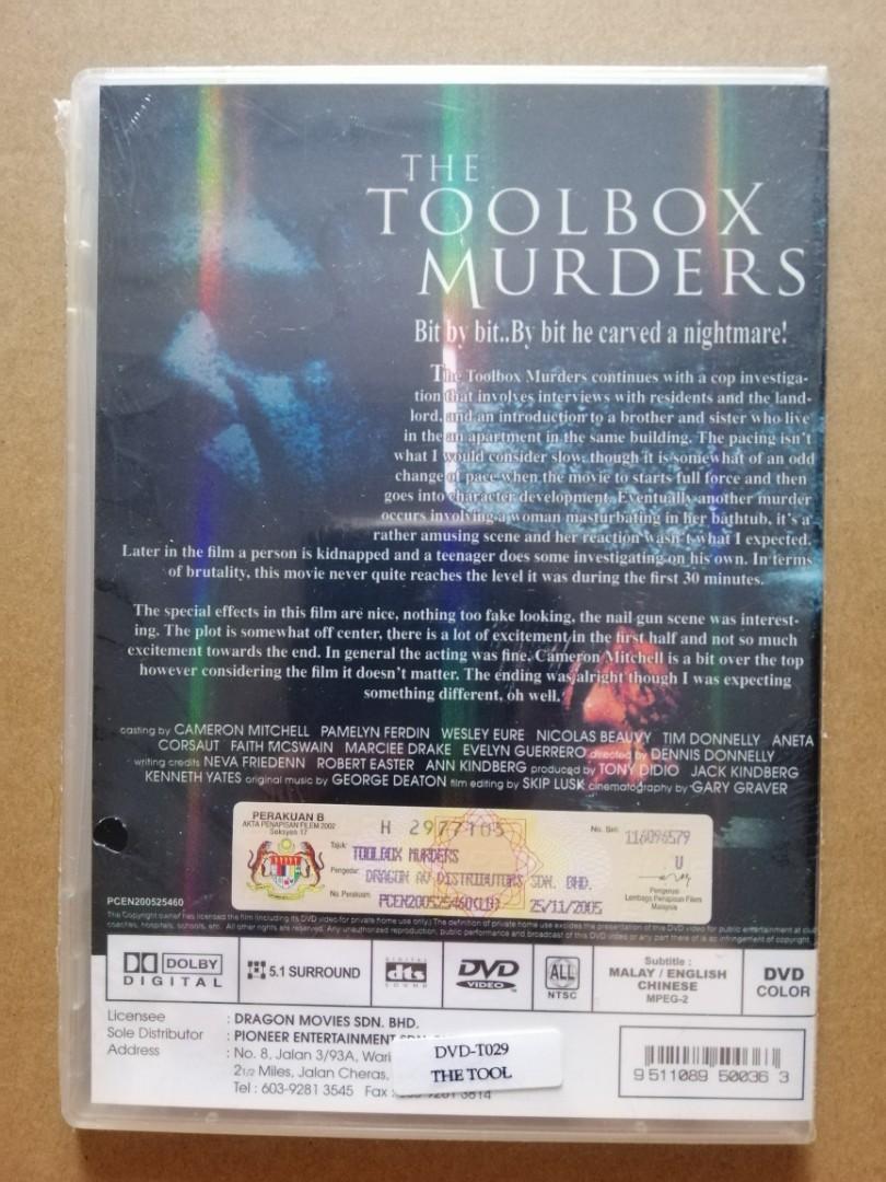 DVD - THE TOOLBOX MURDERS, Hobbies & Toys, Music & Media, CDs & DVDs on Carousell