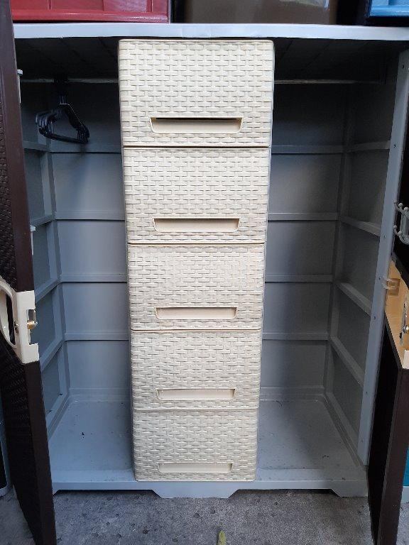 Family Star Dual Cabinet Plastic Rattan, Furniture & Home Living ...