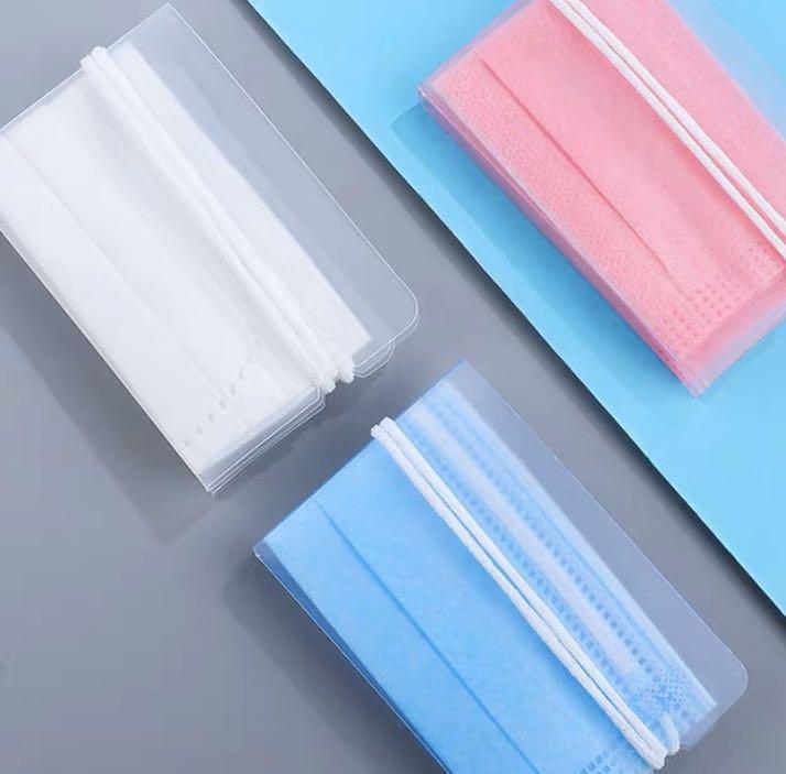 BACK TO THE NEW NORM foldable mask organiser, Health & Nutrition, Face ...