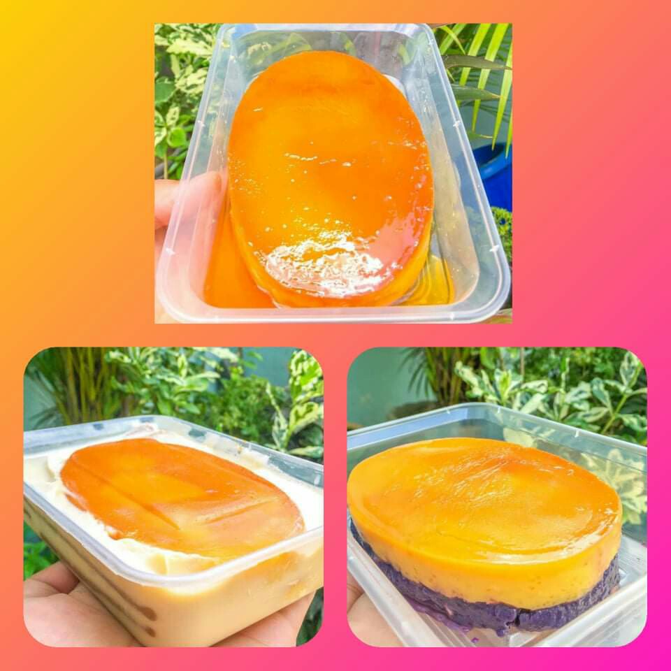 Graham de Leche/Ube Leche flan/ Leche Flan, Food & Drinks, Local Eats ...
