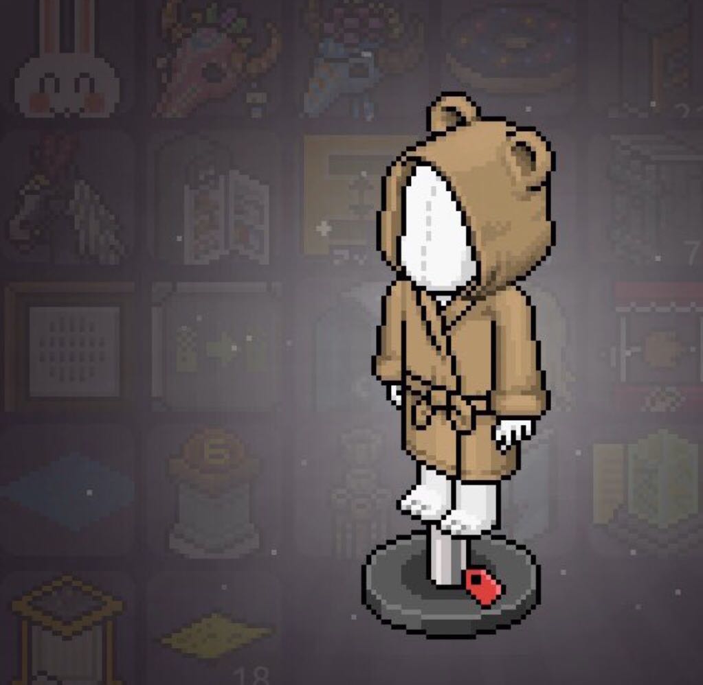 Habbo Teddy Dressing Gown, Video Gaming, Gaming Accessories, Game Gift ...