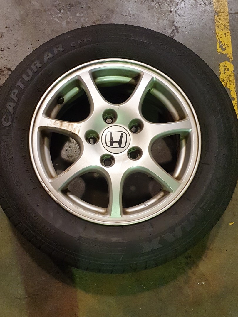 Honda Stream Stock Original Rims & Tyres, Car Accessories, Tyres & Rims ...