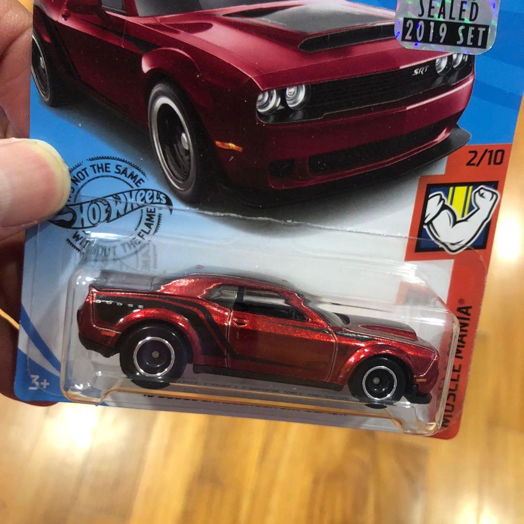 Hot Wheels Super Treasure Hunt Dodge Challenger Srt Demon Hobbies