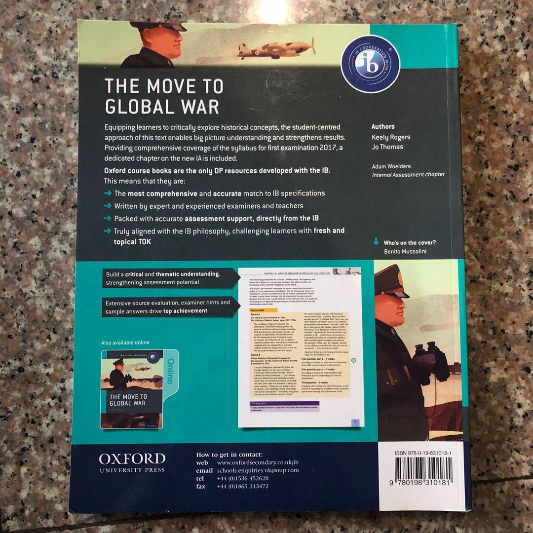 IB History Textbook - The Move to Global War (Oxford), Hobbies & Toys ...
