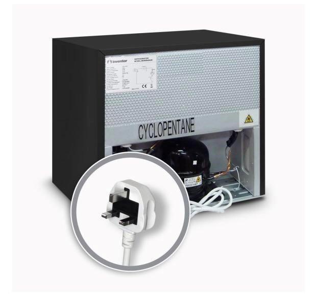 Inventor Mini Fridge 42L, Black, A++ Energy Savings, Ideal for Bedroom ...
