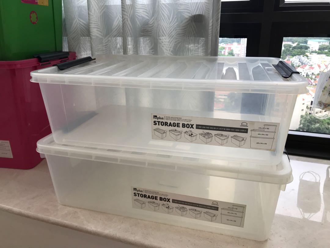 Korean storage box, Furniture & Home Living, Home Improvement ...