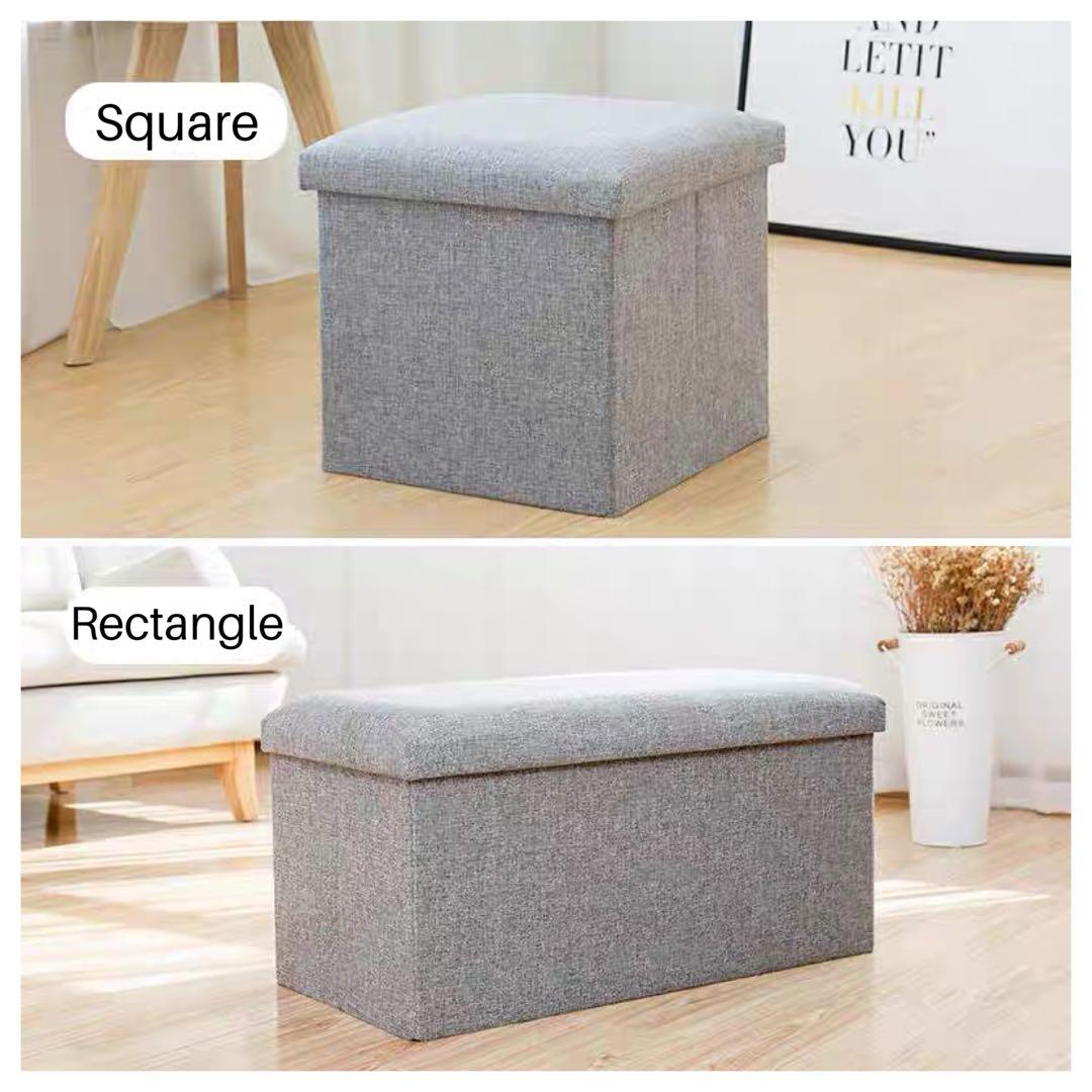 Linen Storage Stool, Furniture & Home Living, Home Improvement ...