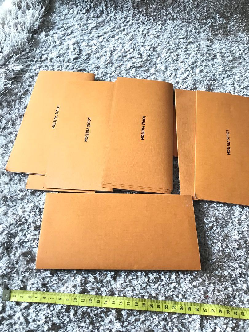 louis vuitton booklet dust bag paper bag paperbag dustbag Book Card ...