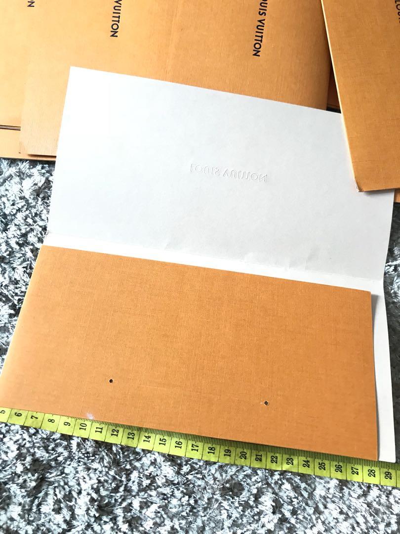 louis vuitton booklet dust bag paper bag paperbag dustbag Book Card ...
