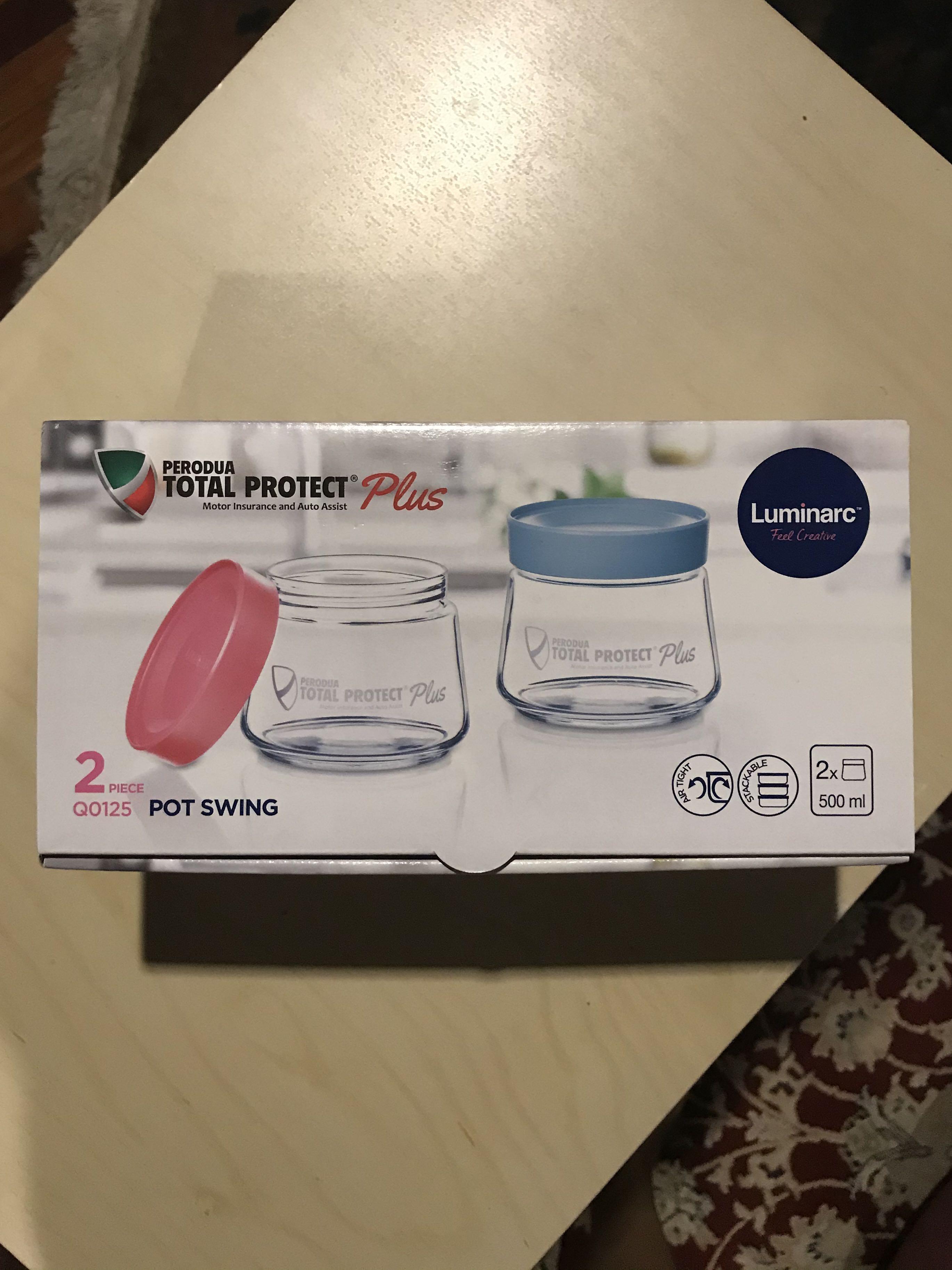 Luminarc Jars, Furniture & Home Living, Kitchenware & Tableware, Food ...