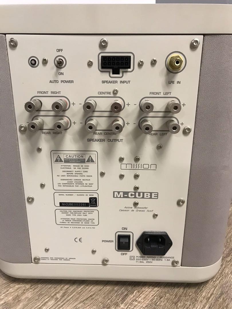Mission M-Cube 5.1 Speaker System , 音響器材, Soundbar、揚聲器、藍牙喇叭、耳擴 - Carousell