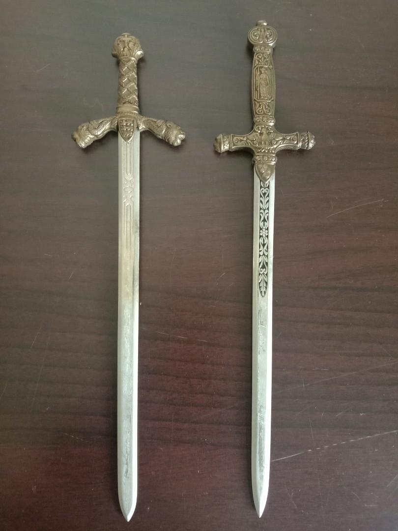 Medieval sword letter opener, Design & Craft, Others on Carousell