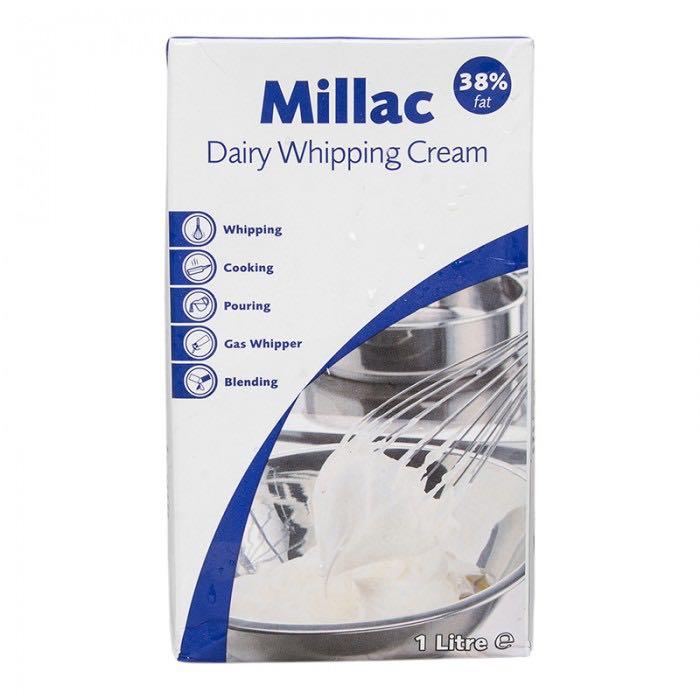 Millac Blue Whipping Cream 1L, Food & Drinks, Packaged & Instant Food ...