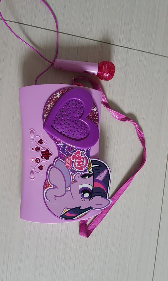 My Little Pony Carry and Sing Along Boombox, Hobbies & Toys, Toys ...
