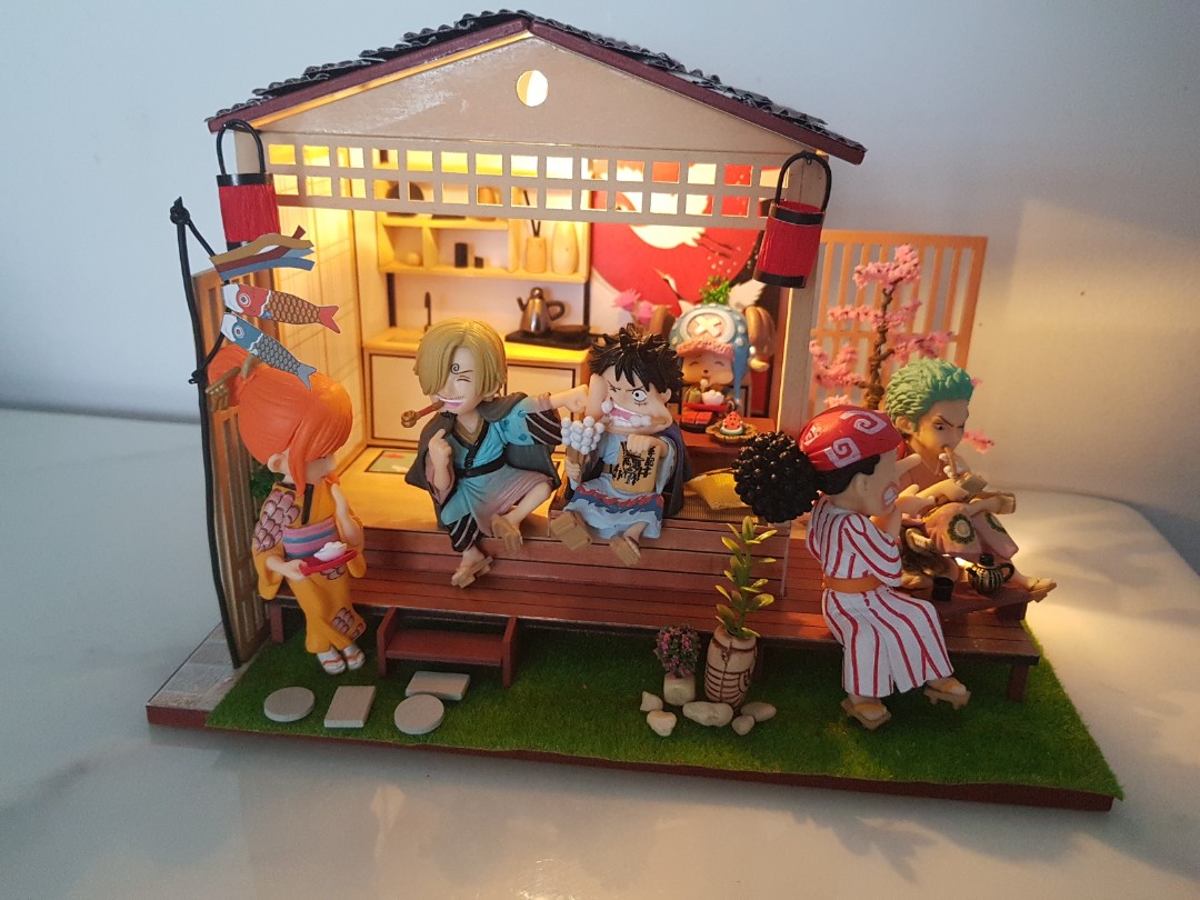 one piece toy set with Japanese theme, Furniture & Home Living ...