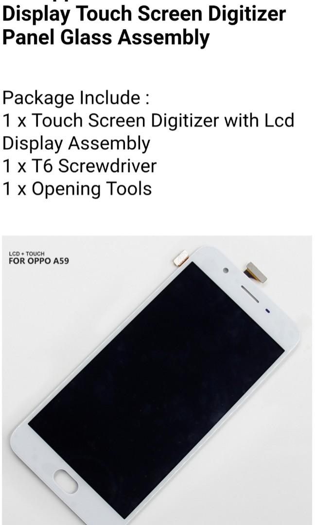 Oppo f1s lcd display with frame..white colour, Mobile Phones & Gadgets ...