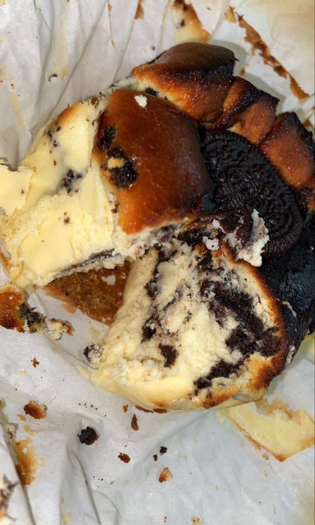 Oreo Basque Burnt Cheesecake, Food & Drinks, Homemade Bakes on Carousell