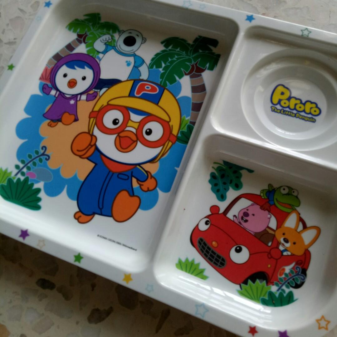 Pororo Kids Plate, Babies & Kids, Nursing & Feeding, Weaning & Toddler ...