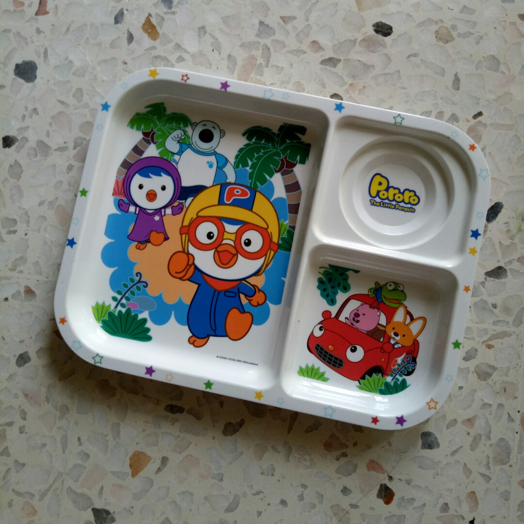 Pororo Kids Plate, Babies & Kids, Nursing & Feeding, Weaning & Toddler ...