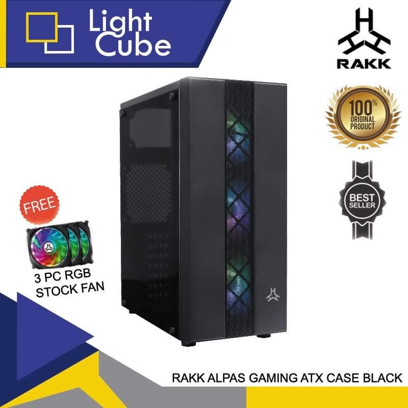 Rakk Alpas Gaming ATX Case, Computers & Tech, Parts & Accessories, Computer Parts on Carousell
