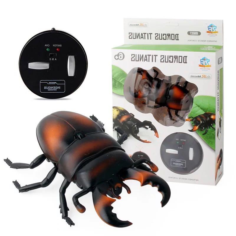 RC Beetle 遙控甲蟲 #remote control #惡整 #整蠱 #遙控 #mm 甲蟲 #toy #玩具, 興趣及遊戲, 玩具 ...