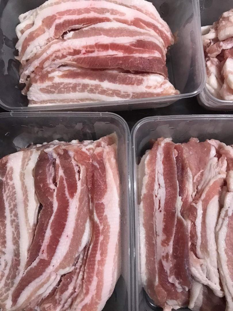 samgyup pork/beef 500 grams, Food & Drinks, Local Eats on Carousell