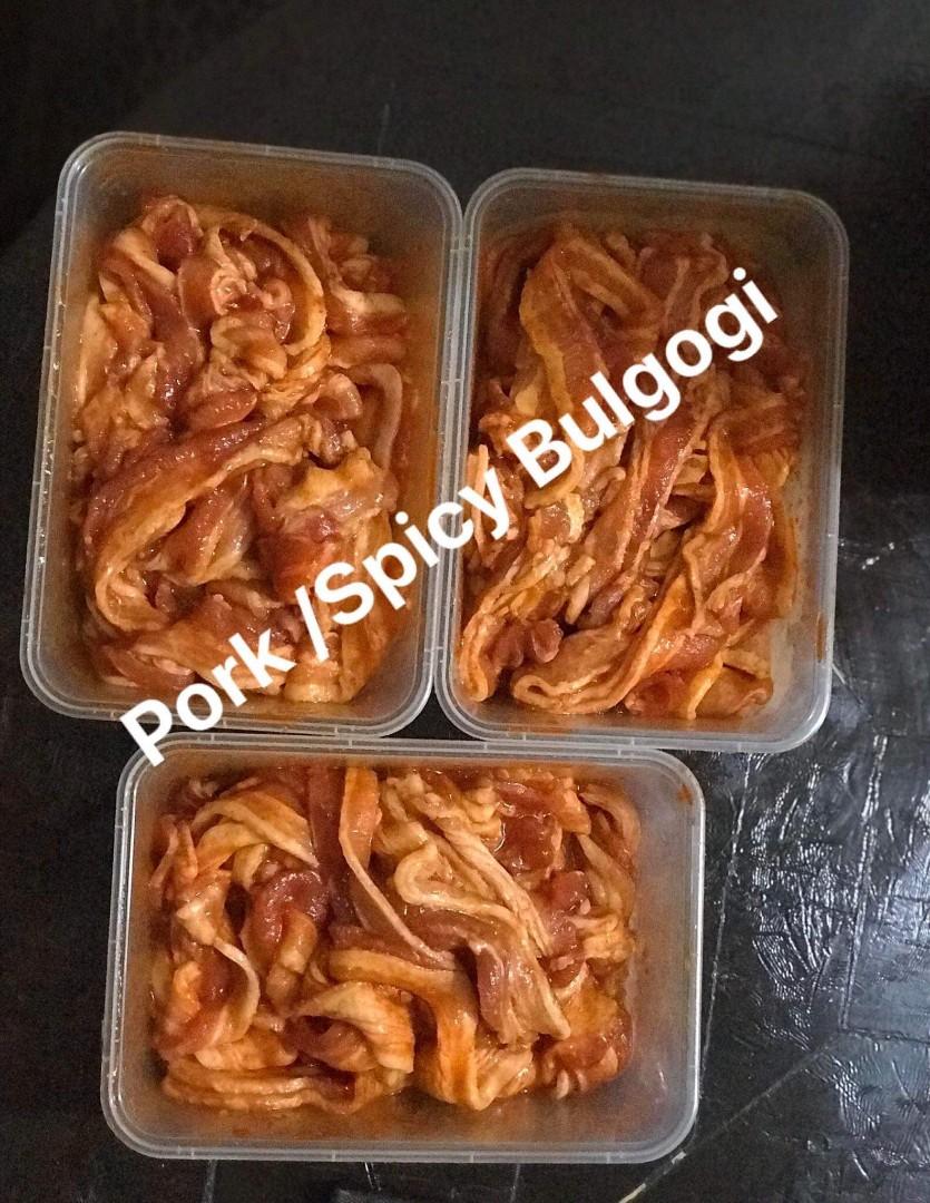 samgyup pork/beef 500 grams, Food & Drinks, Local Eats on Carousell