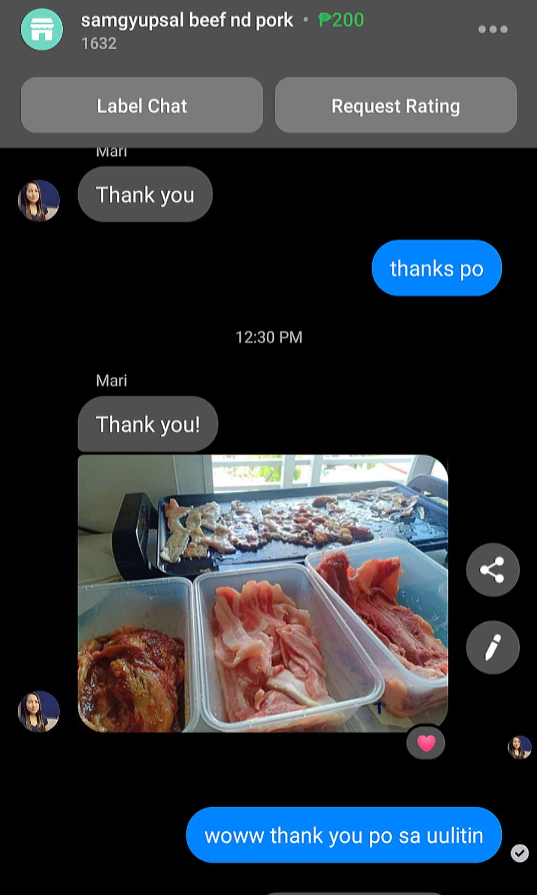 samgyup pork/beef 500 grams, Food & Drinks, Local Eats on Carousell