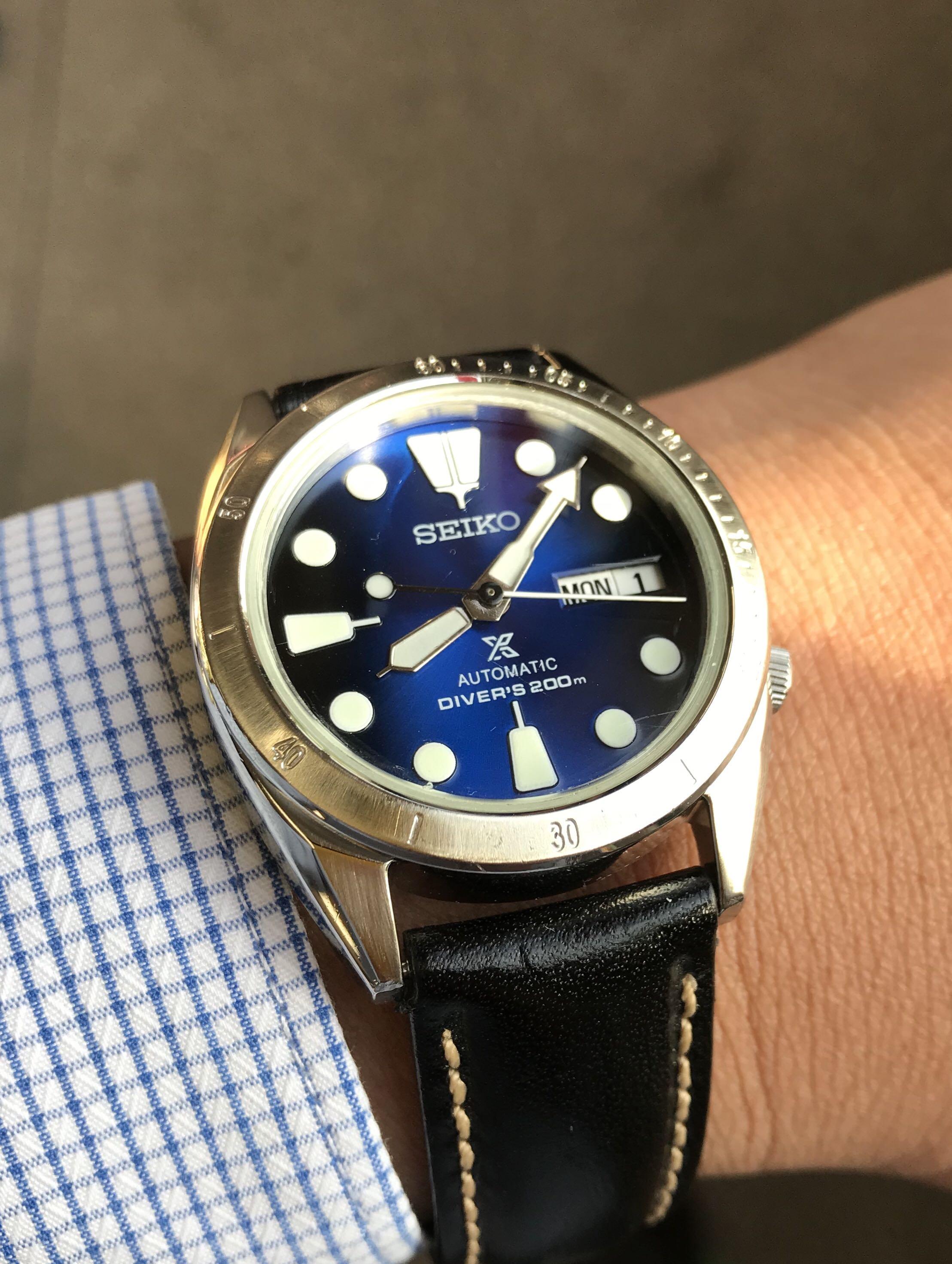 Seiko SNKE mod, Men's Fashion, Watches & Accessories, Watches on Carousell