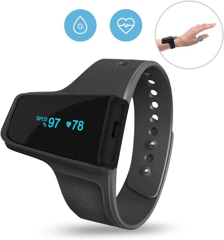 Sleep Oxygen Monitor w Vibration Alert for Sleep Apnea with APP/PC ...