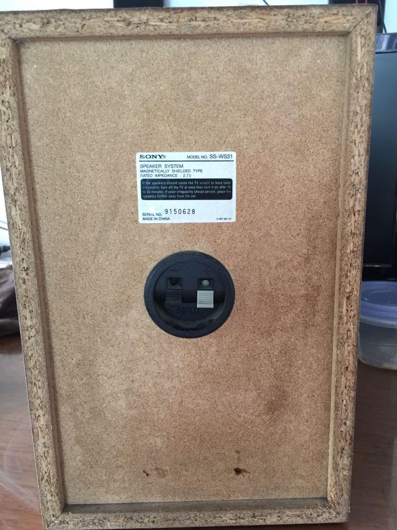 Speaker Only 5.1 System SONY Home Theatre, Audio, Soundbars, Speakers ...