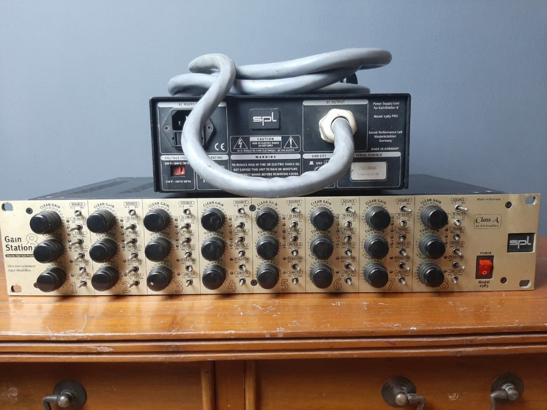 SSL GainStation 8 MK1 model 2383 8 Channel Tube Preamplifier, Music ...