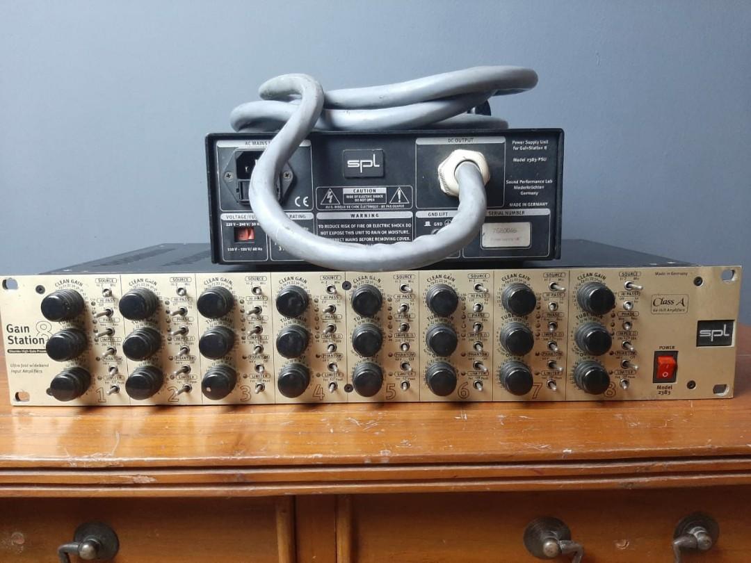 SSL GainStation 8 MK1 model 2383 8 Channel Tube Preamplifier, Music ...