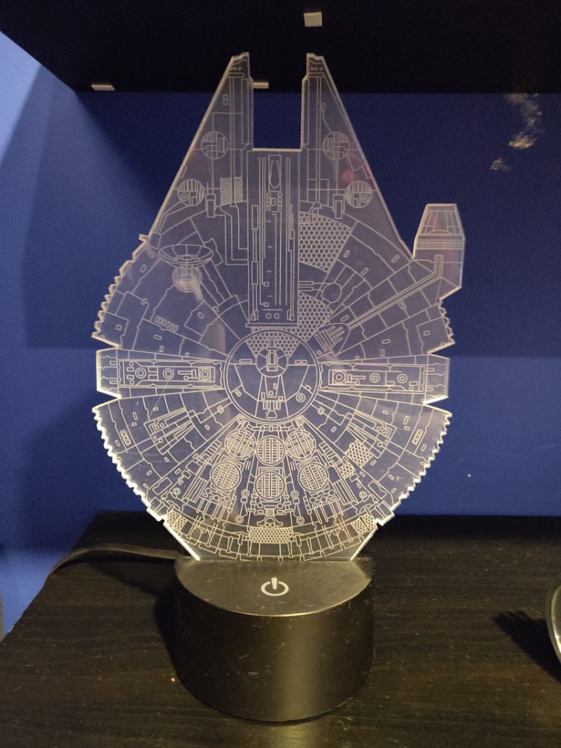 STAR WARS Laser Cut Millennium Falcon, Computers & Tech, Printers ...