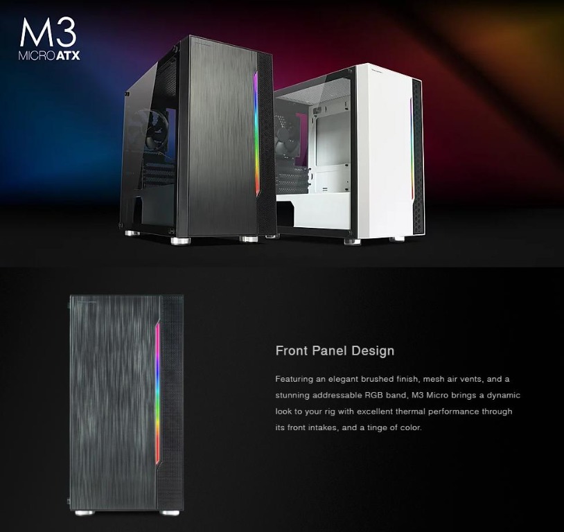 TECWARE NOVA M3+ RGB CASE / CASING MATX, Computers & Tech, Parts ...