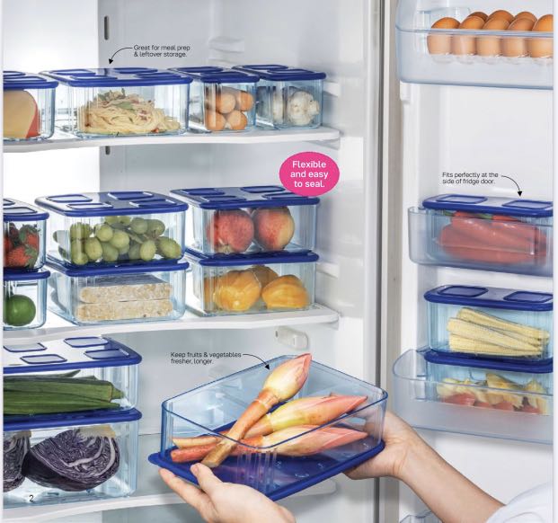 Tupperware fresh and clear container set, Furniture & Home Living ...