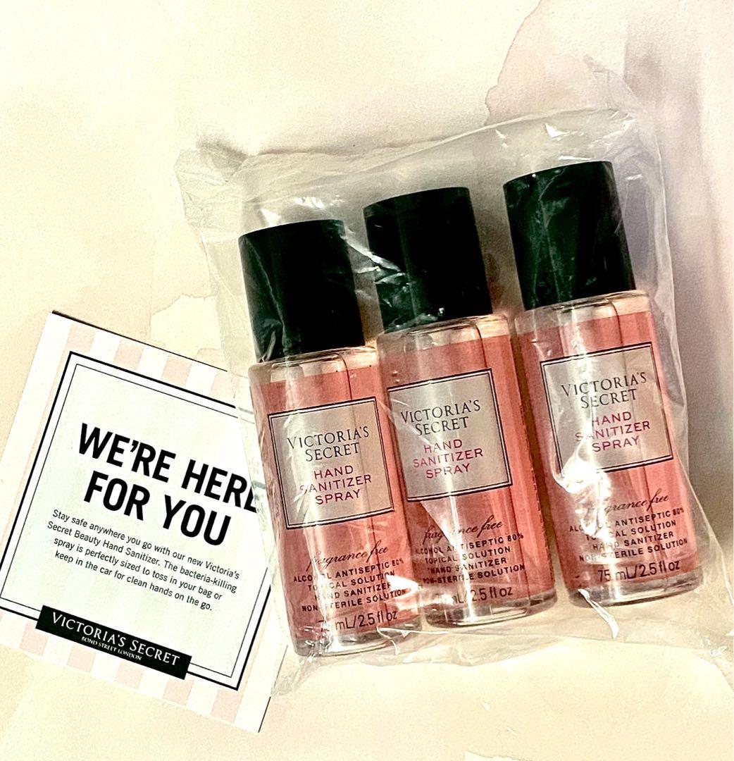 Victoria's Secret Mini Hand Sanitizer Spray 3-Pack Set, Beauty ...