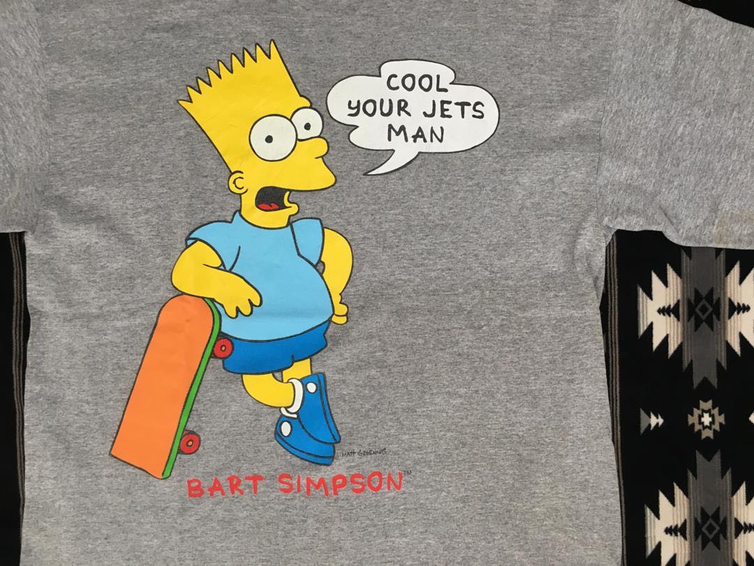 VINTAGE BART SIMPSON, Men's Fashion, Tops & Sets, Tshirts & Polo Shirts ...