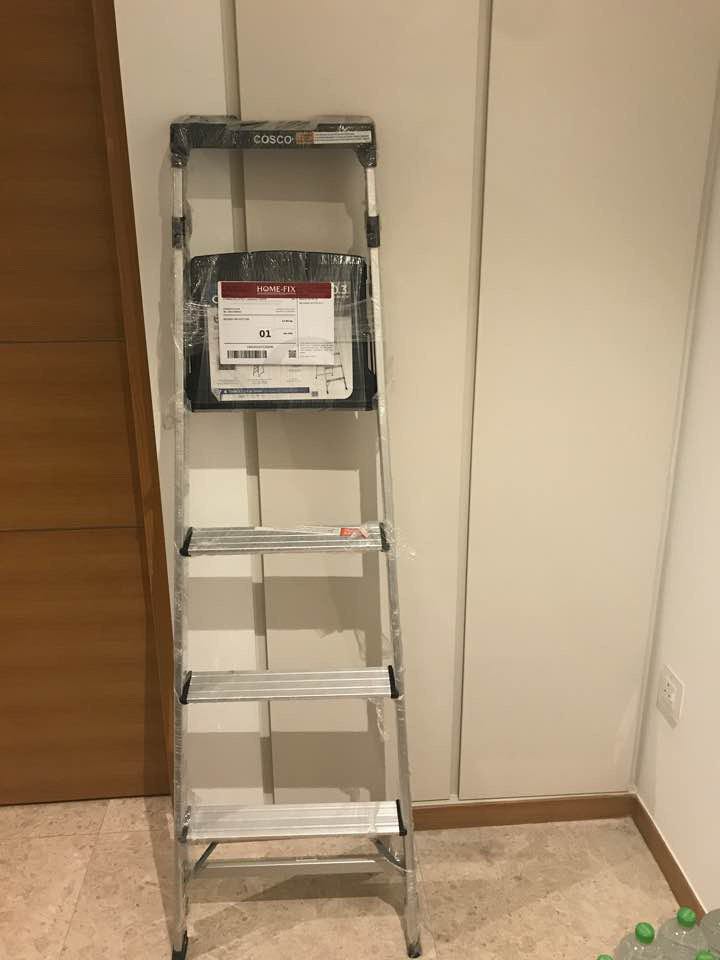 5 step Home Fix ladder unpacked, Furniture & Home Living, Furniture ...