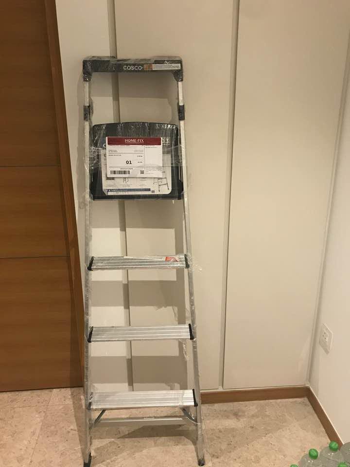 5 step Home Fix ladder unpacked, Furniture & Home Living, Furniture ...